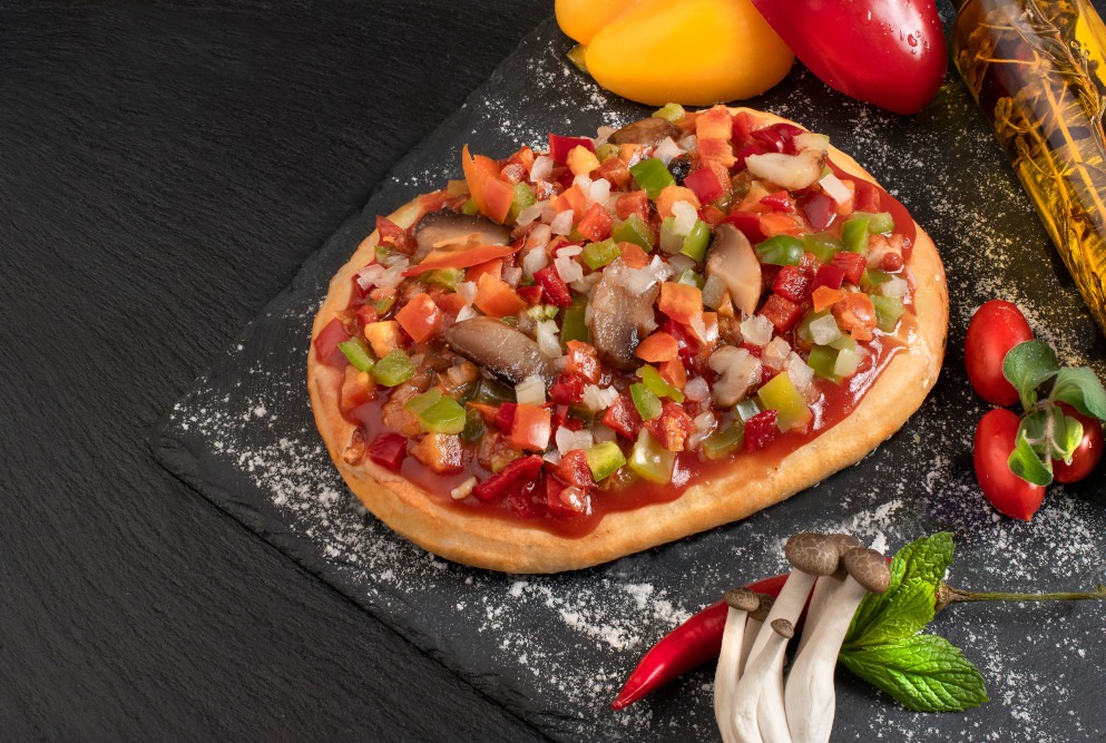 Πίτσα ατομική νηστίσιμη - Μαγικές Γεύσεις